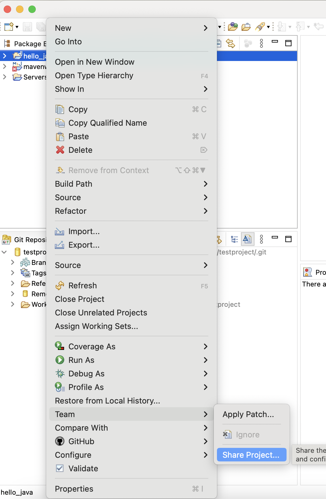 [git] eclipse에서 GitHub 연결하기