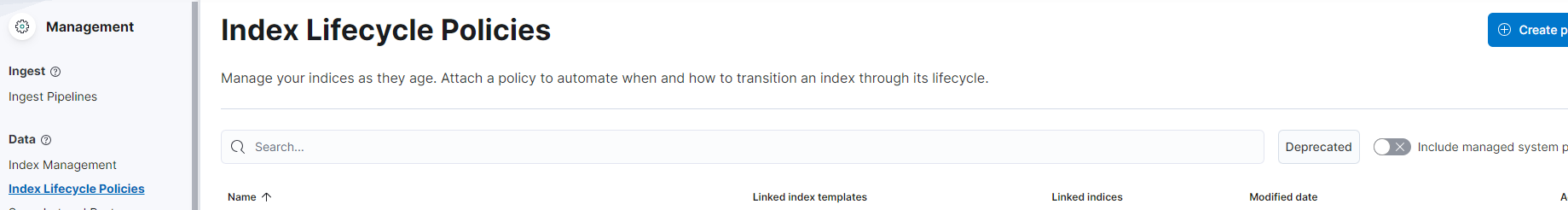 [elasticsearch] ILM: Manage the index lifecycle 설정하기