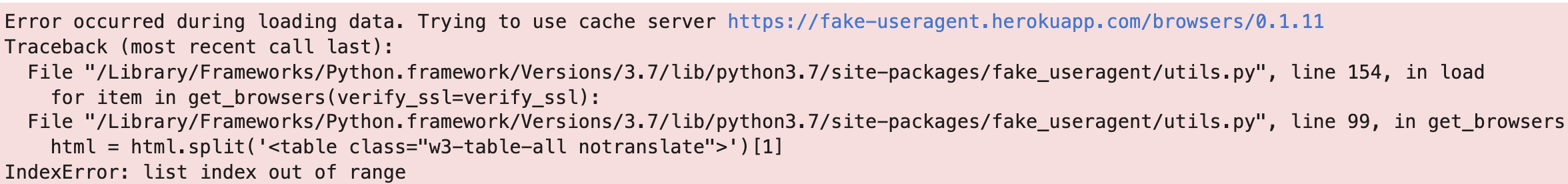 'Connection aborted.', RemoteDisconnected('Remote end closed connection without response')