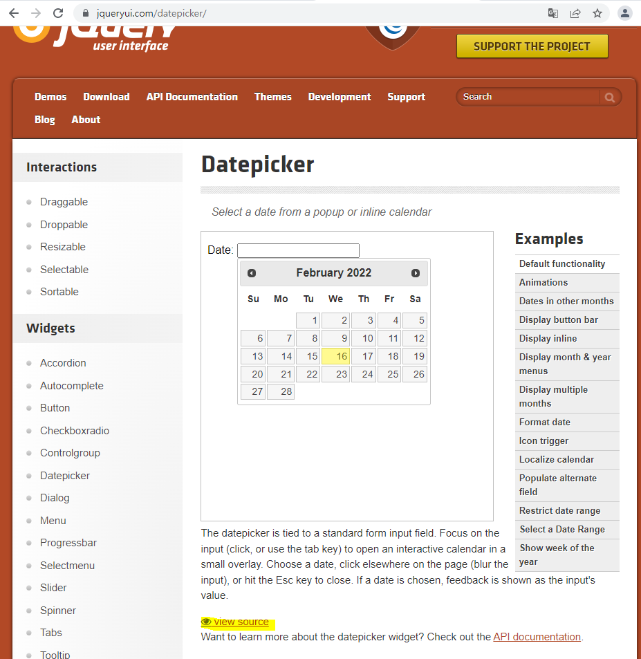 [JSP] 달력선택(datepicker)