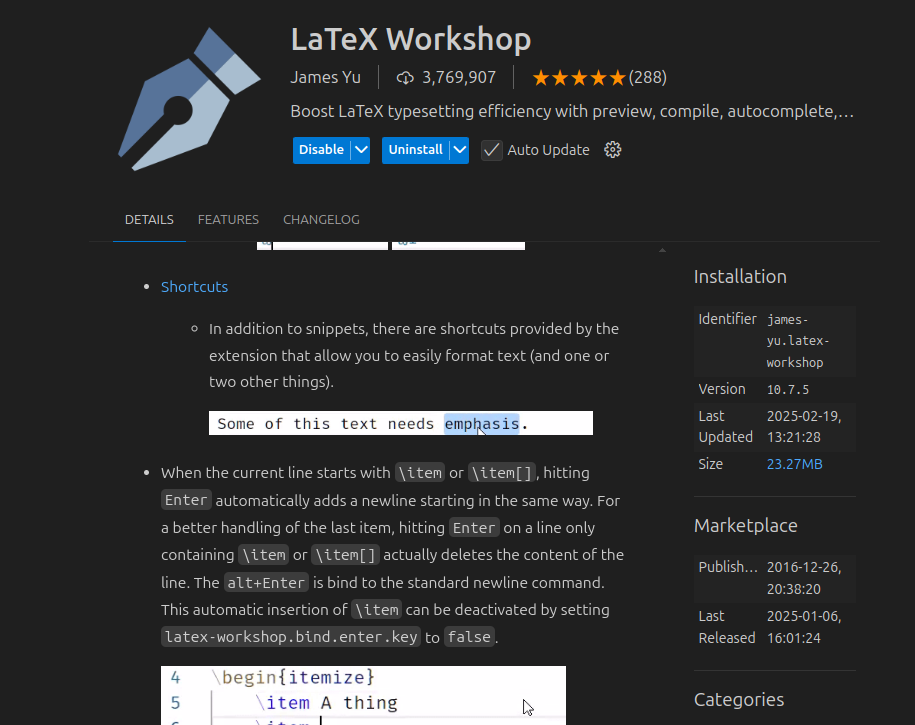 [LATEX] vscode에서 LaTeX 문서 작성하기