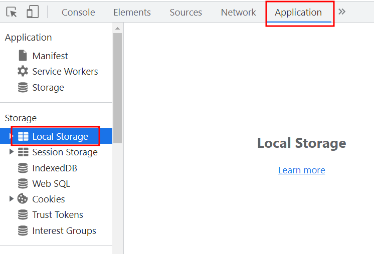 Window.localStorage