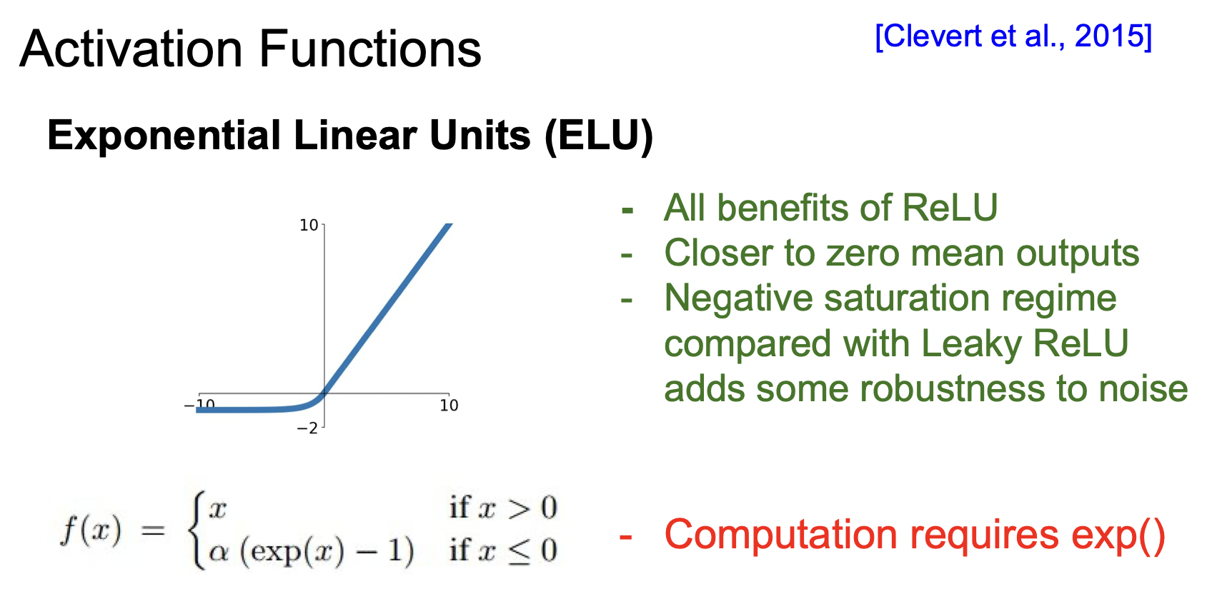 [cs231n] Lecture 6 : Training Neural Networks, Part 1