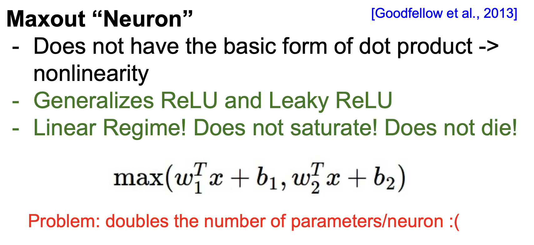 [cs231n] Lecture 6 : Training Neural Networks, Part 1