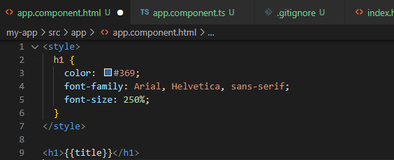 Angular 에디터, 파일구조