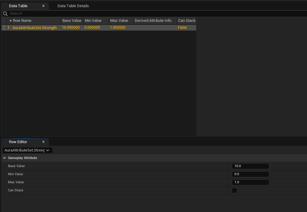 7. RPG Attributes/Attribute Menu