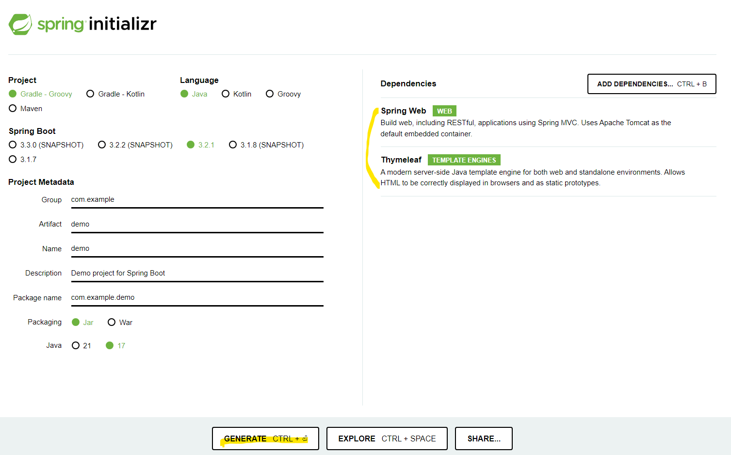 [Spring] 00. IntelliJ로 SpringBoot 프로젝트 생성