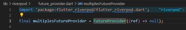 [Flutter] FutureProvider