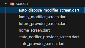 [Flutter] Modifier-②AutoDispose Modifier
