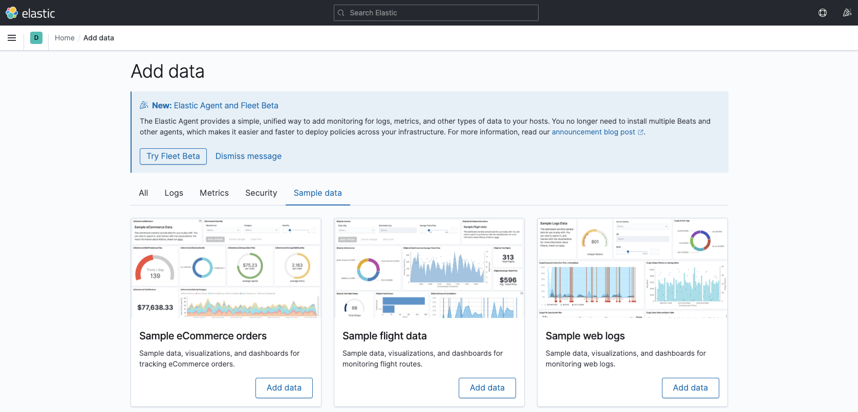 Sample Data로 ElasticSearch 시작하기 (1)
