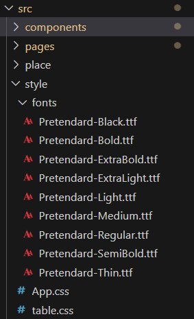 [React] font 적용법