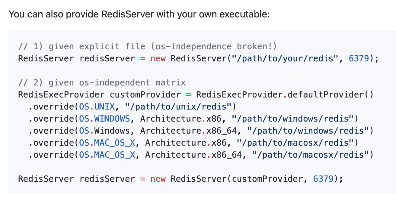 ARM Mac (M1) 에서 embedded-redis 사용하기