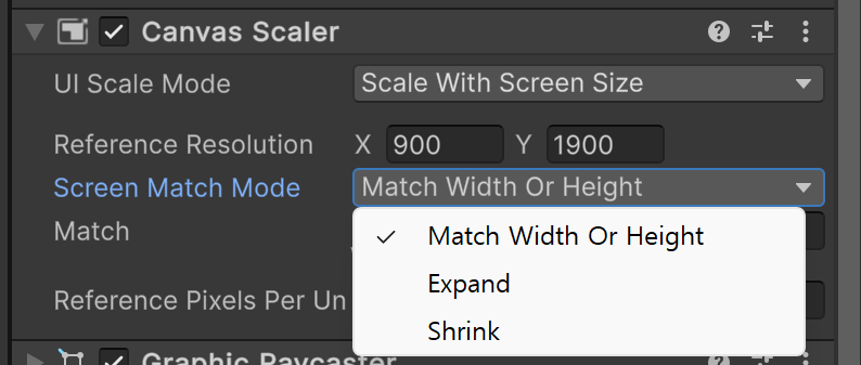 유니티 Canvas 정리