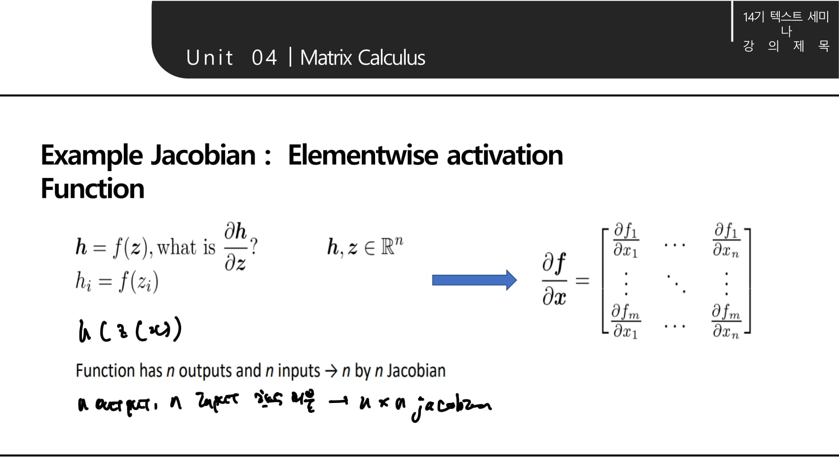 [CS224N] Lecture 3 – Word Window Classification, Neural Networks, and Matrix Calculus