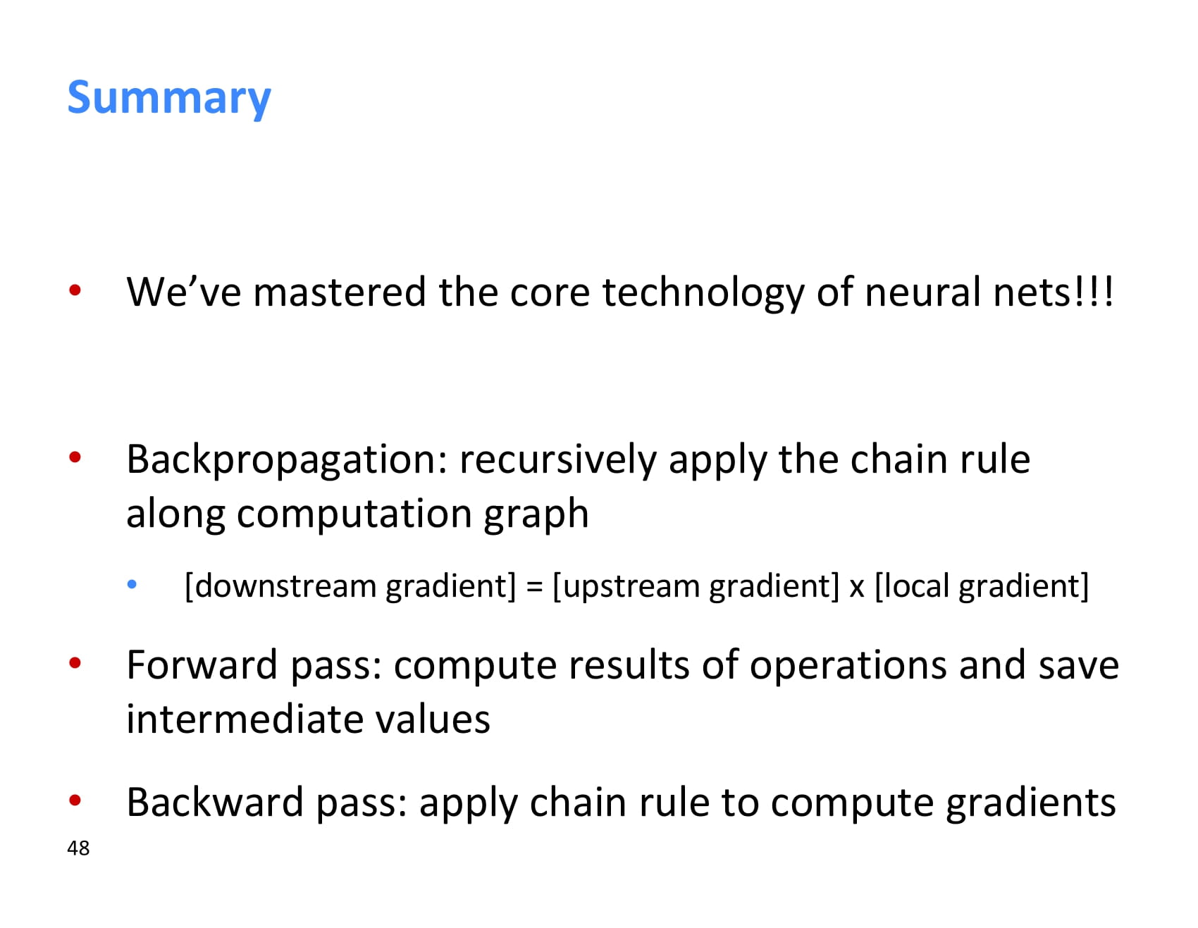 [CS224N] Lecture 4 – Backpropagation and computation graphs