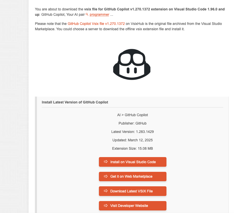 VS Code IDE 를 웹으로 이용할 때, Copilot Extension 설치하기
