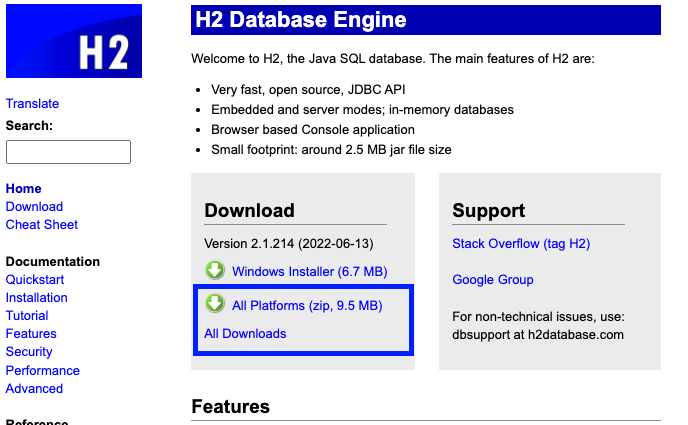 [DB] 맥북 H2 데이터베이스 설치하기