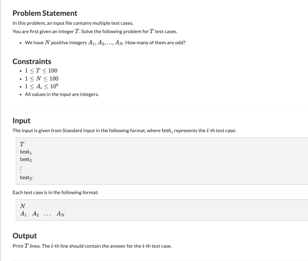 AtCoder B-Multi Test Cases