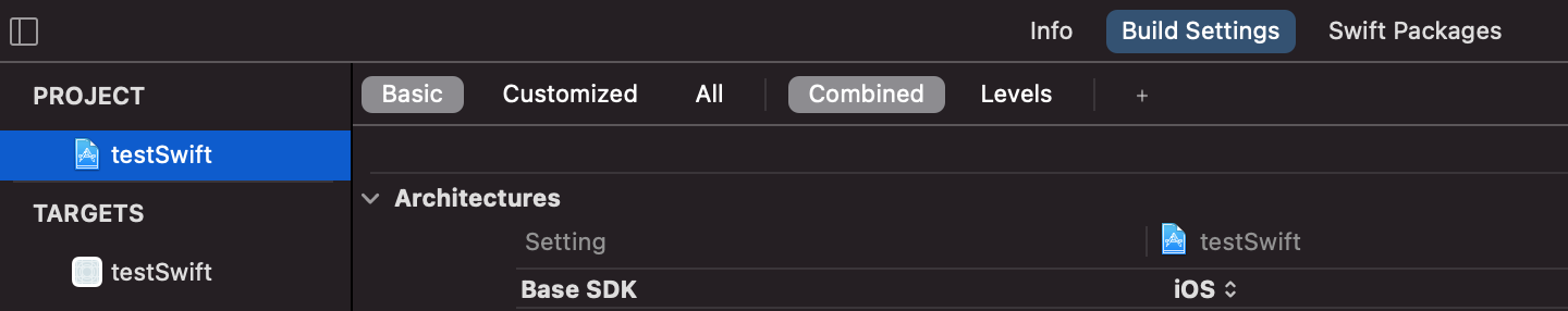Xcode) Target, Project, Workspace, Scheme, Build Setting