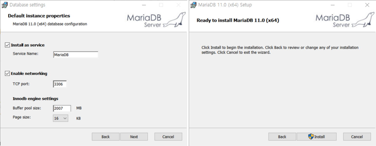 [DataBase] Window 10 MariaDB 설치 방법
