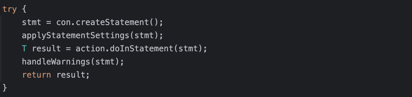 JdbcTemplate - query메서드