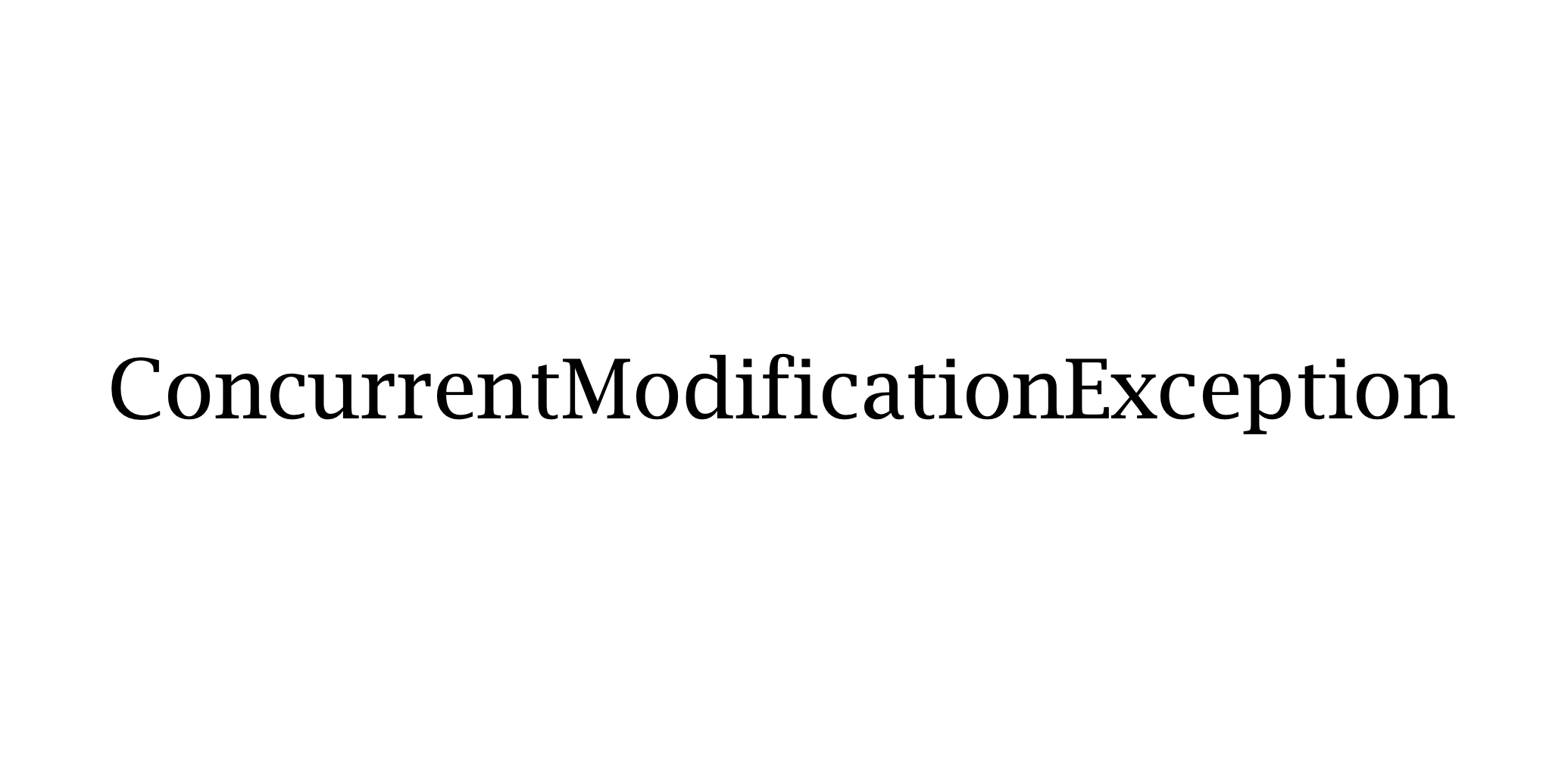 Java Concurrentmodificationexception 원인 및 해결방법