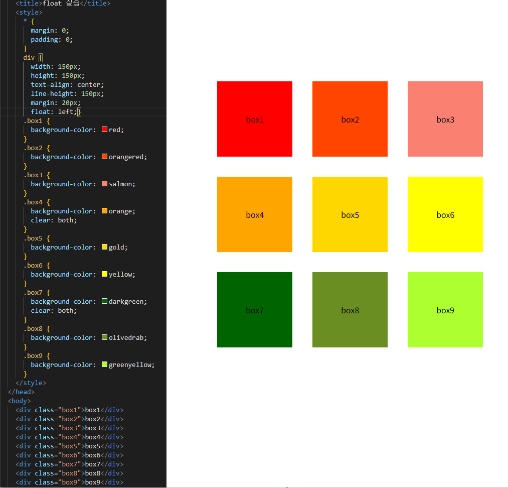 [UI/UX]coding 기초(9) - CSS-float,box-sizing