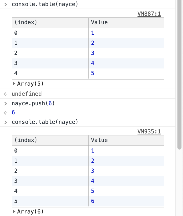 Javascript 배열array