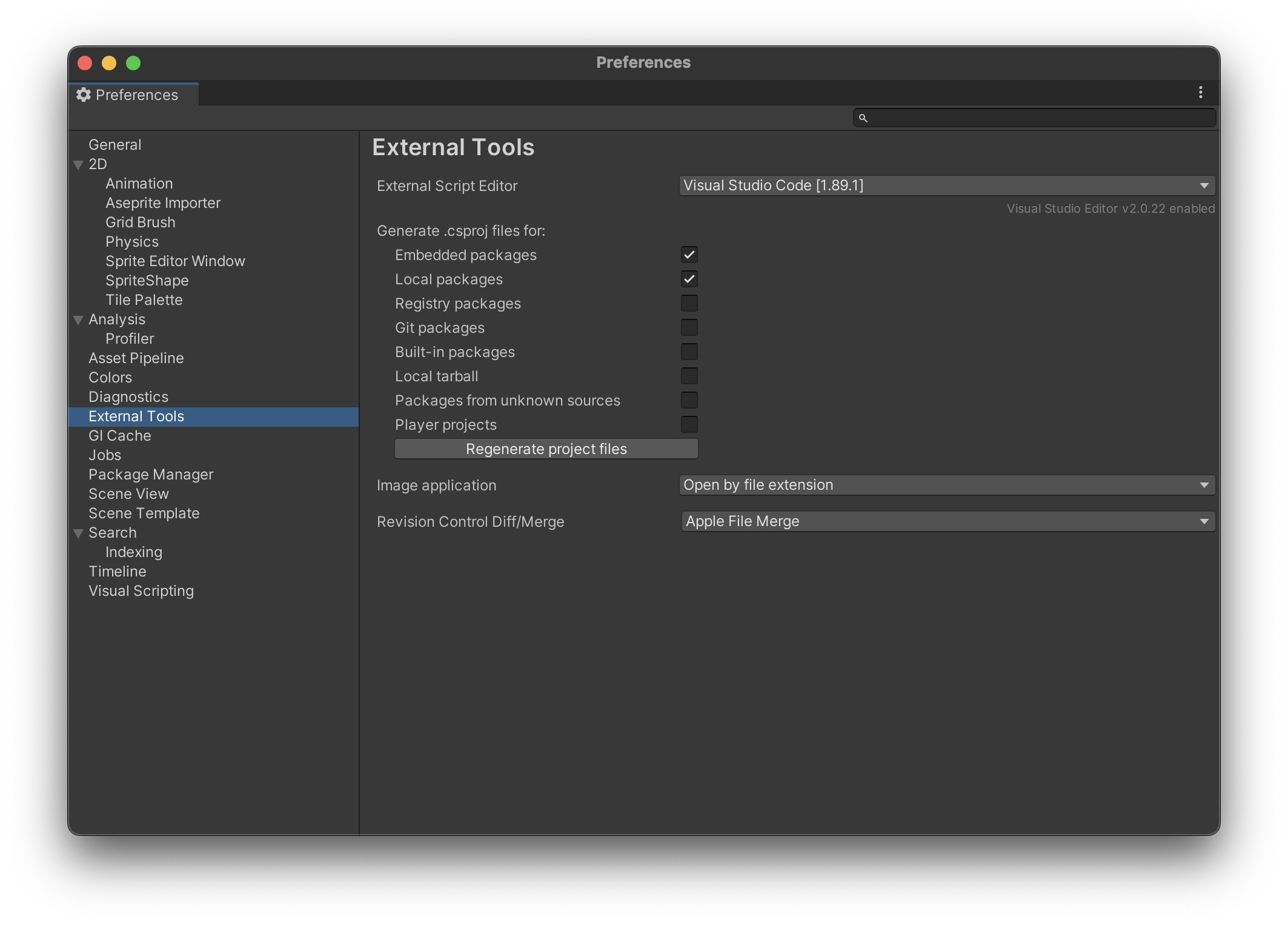Unity C# vscode 환경설정