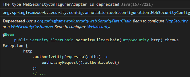 WebSecurityConfig 수정