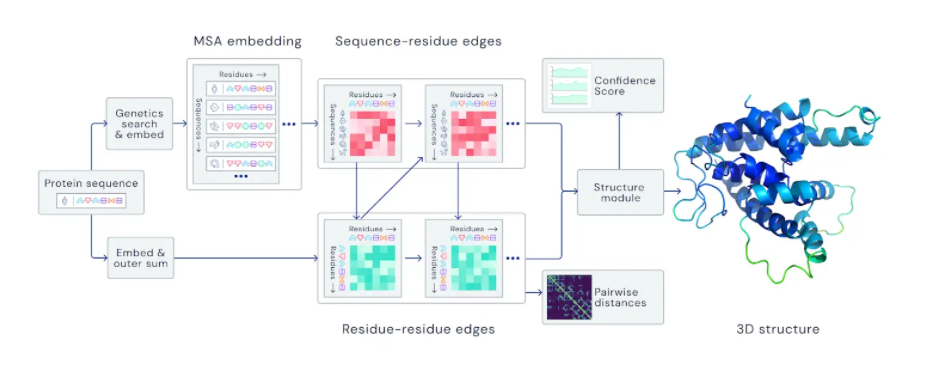 AlphaFold : 단백질의 3D 구조를 AI가 예측한다 (한글)