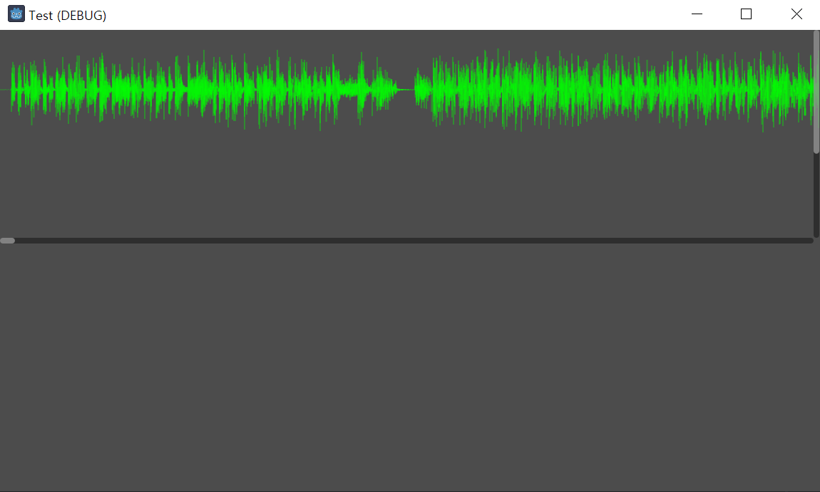Godot C#으로 NAudio 파형 그려보기