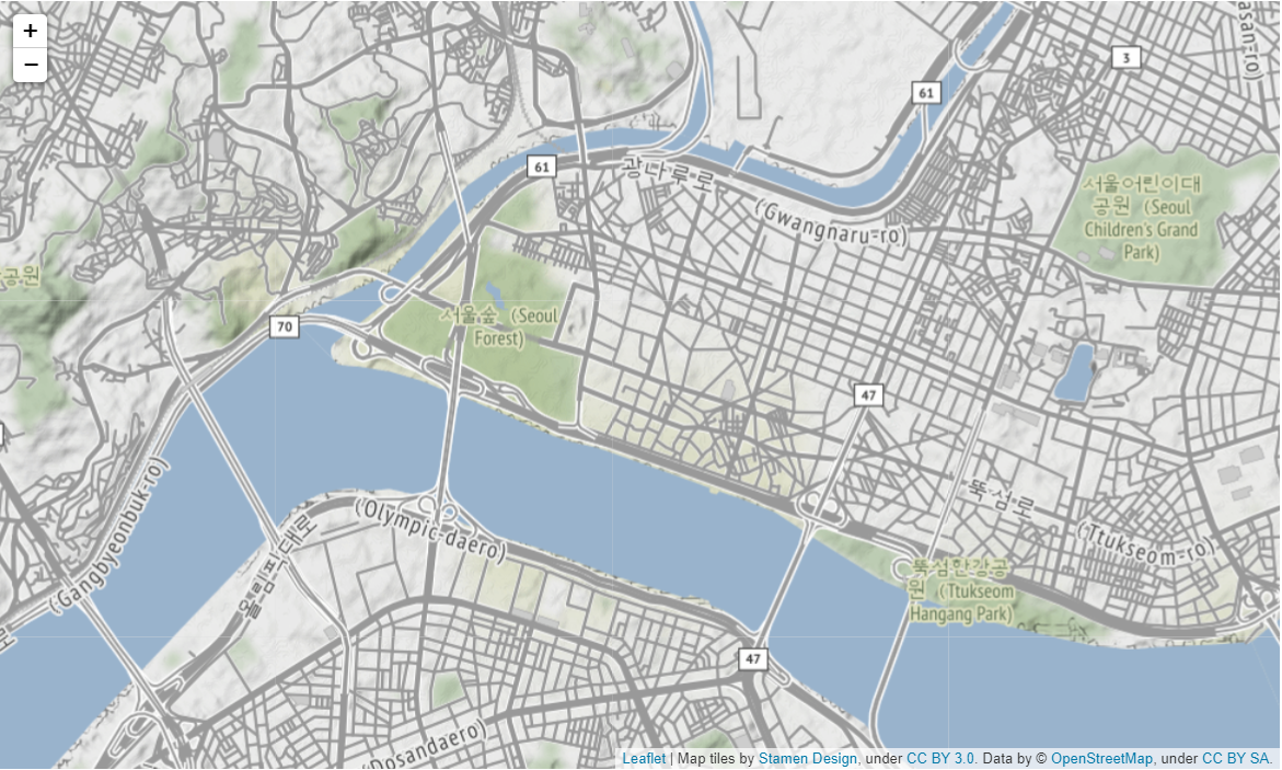 [데이터사이언스] folium 기초 활용