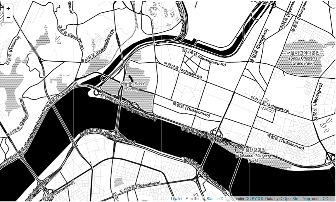[데이터사이언스] folium 기초 활용