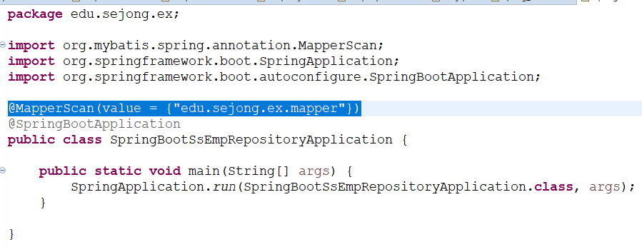 Spring Mybatis 사용 순서 Mapper Mapperscan Java에서 Mybatis로 파라미터 전달