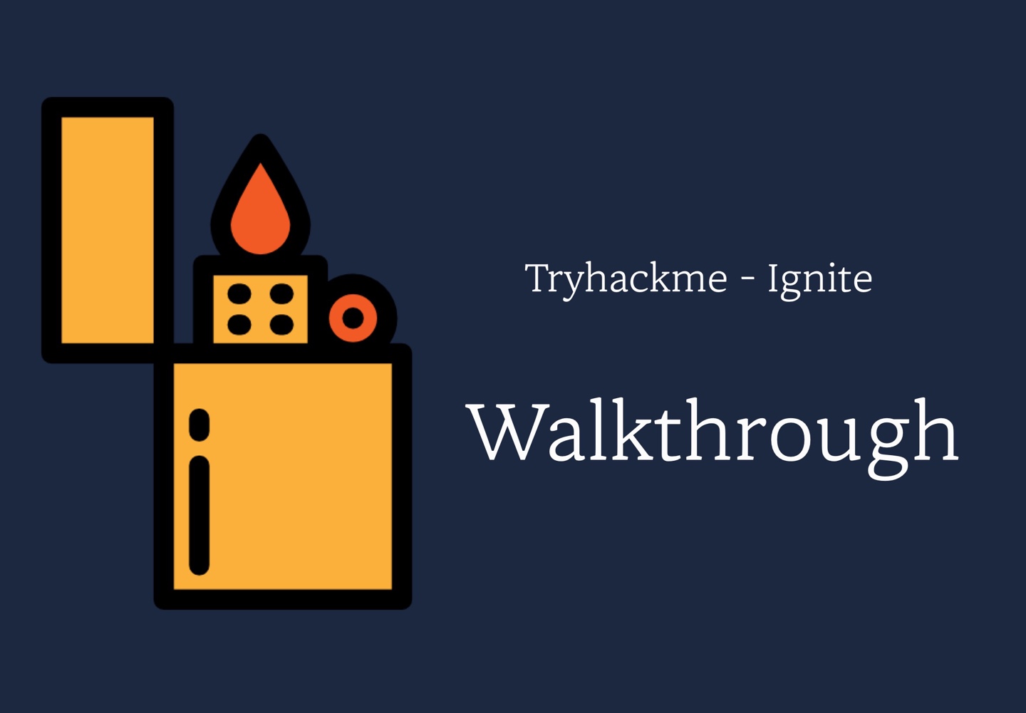 THM - Ignite Walkthrough