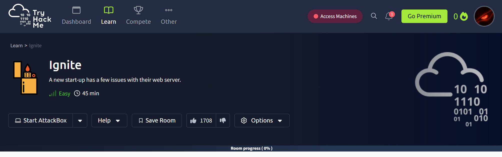THM - Ignite Walkthrough