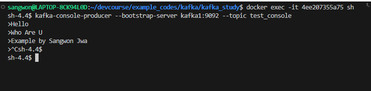 [6/27] TIL - Kafka 기본 프로그래밍