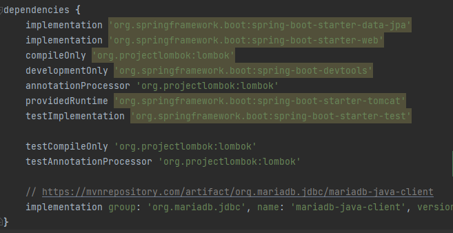 Spring 테스트 환경에서 Lombok 활용하기(Gradle)