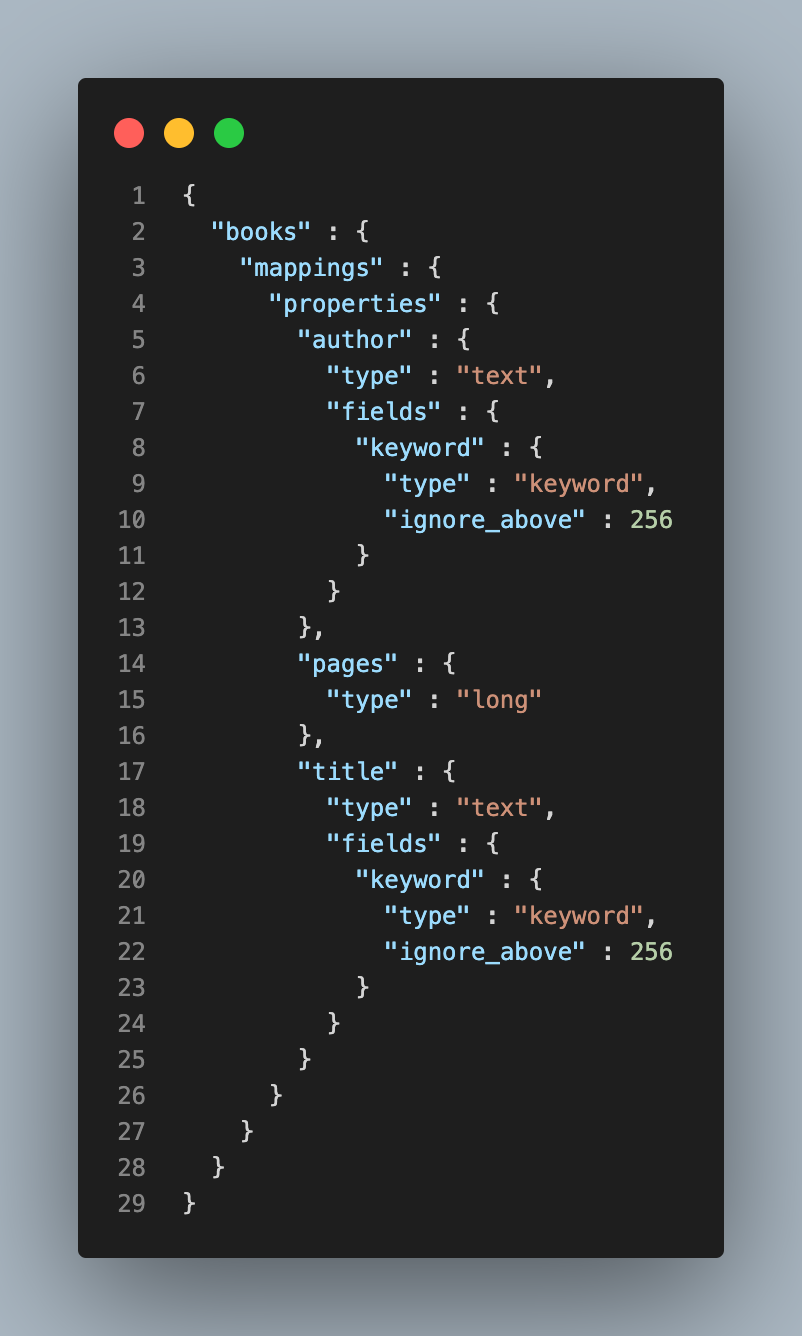Elasticsearch 04 Settings And Mappings
