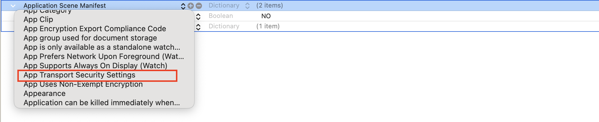 Xcode | Info.plist file