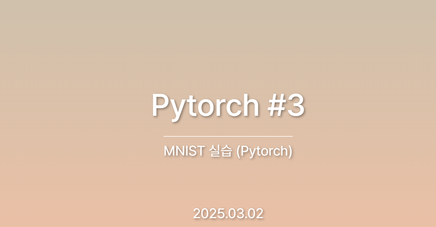 Pytorch #3