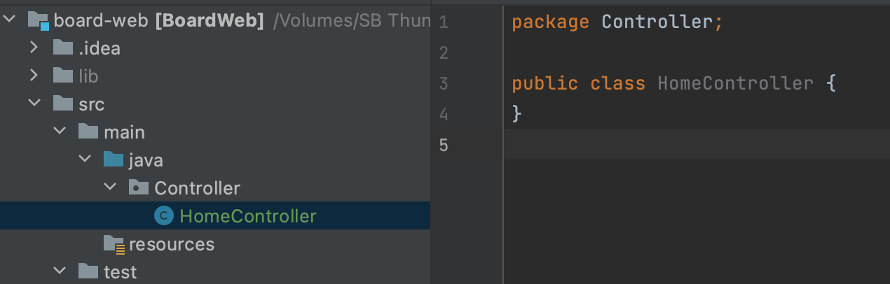 Intellij Spring Mvc 프로젝트 시작하기
