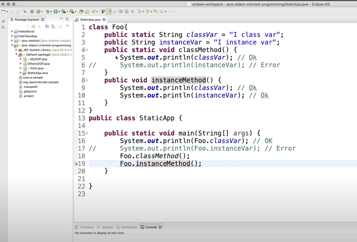 TIL | static | 생성자 | 인스턴스화 | 클래스화