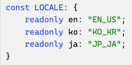 const, as const, readonly 알아보기