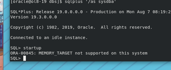 Linux, OracleDB 셋팅(init파일 문제해결)