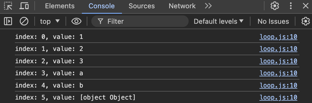 JavaScript loop(반복문)