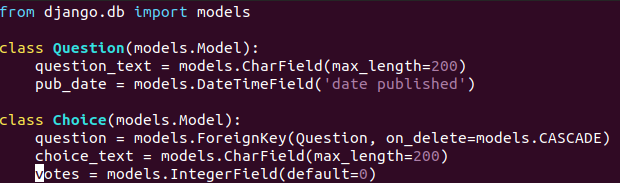 OperationalError, no such column. Django error