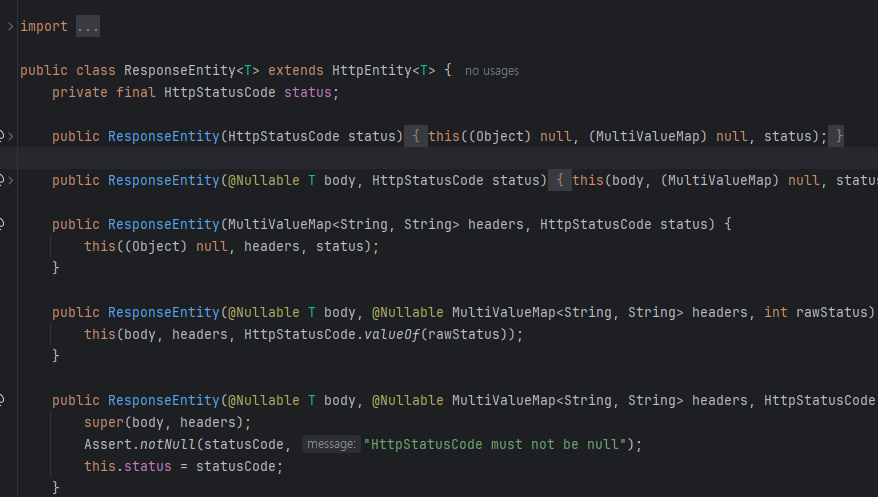 ResponseBody vs ResponseEntity