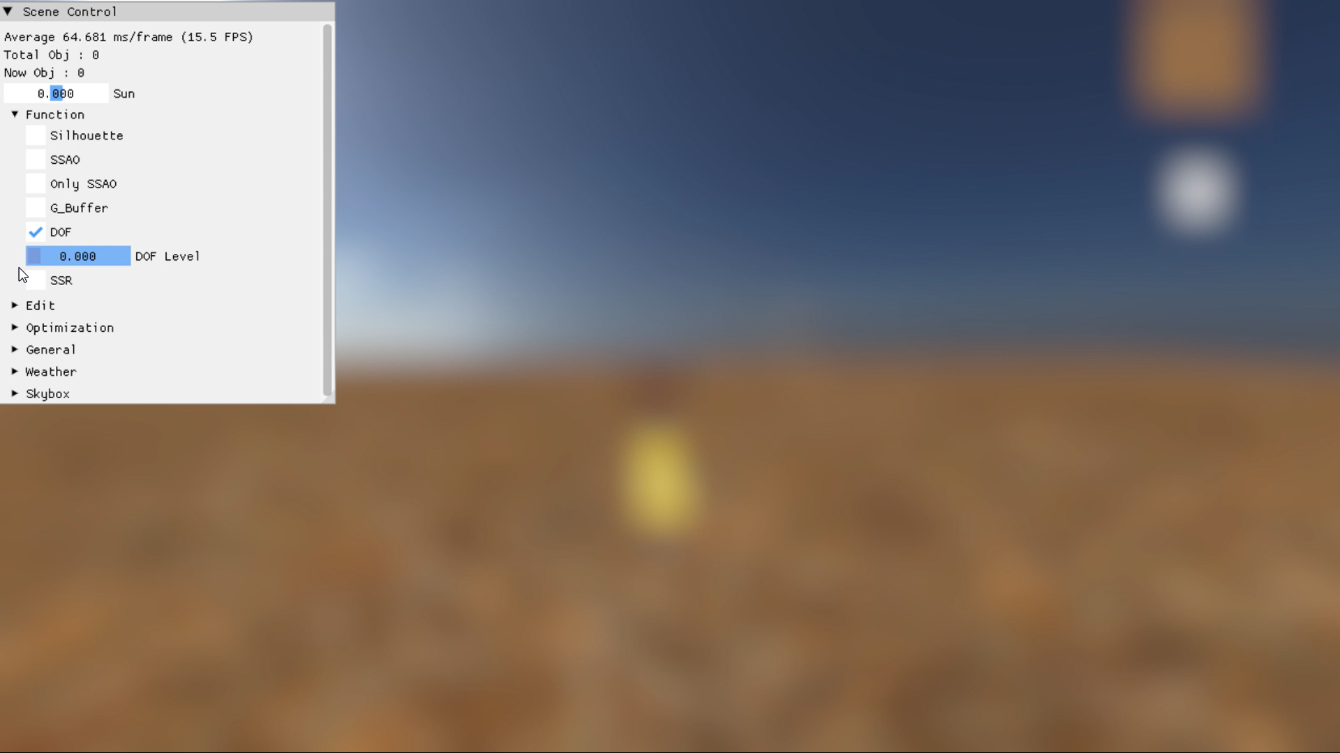 DirectX11 Depth Of Field